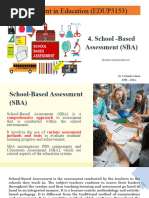 Guidelines For Edpm Sba | PDF | Educational Assessment | Cognition