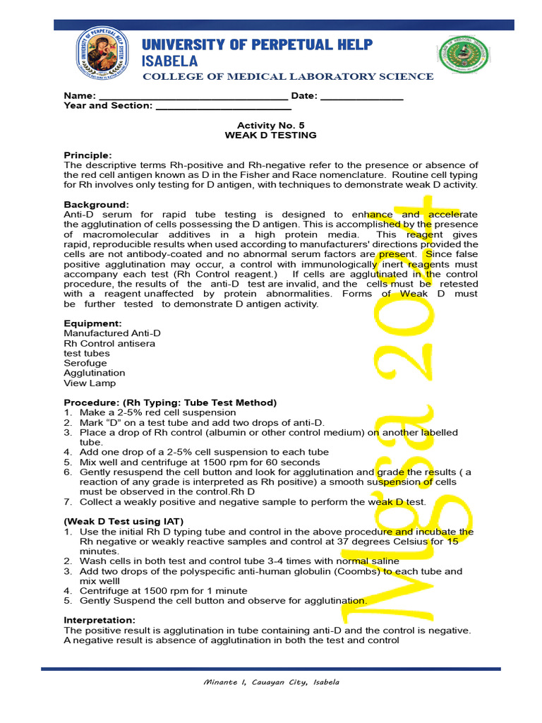Edit Immuno BB Activity 5 | PDF | Medical Specialties | Immunology
