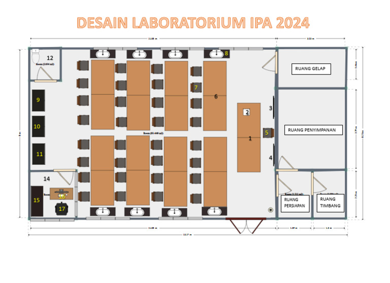 Denah Ruang Laboratorium | PDF