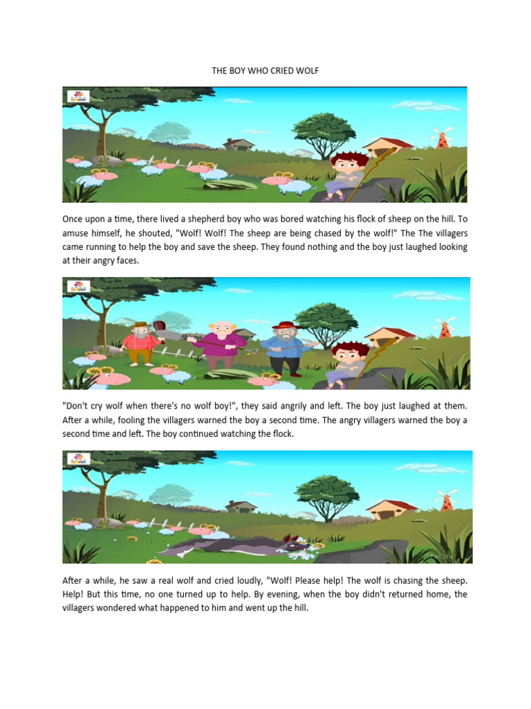 The Boy Who Cried Wolf | PDF