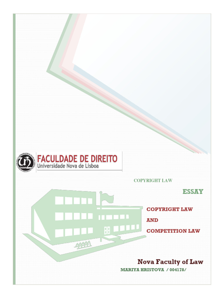 Copyright and Competition Law Through TH | PDF | Competition Law ...