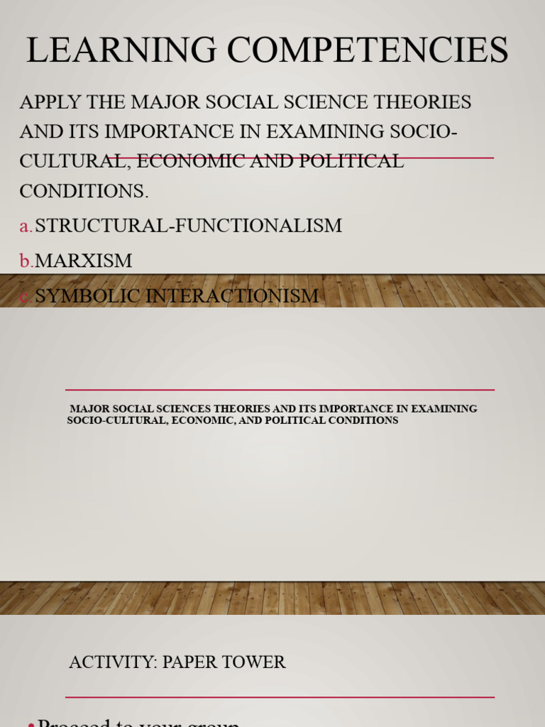 Major Social Science Theories Explained | PDF | Sociology | Émile Durkheim