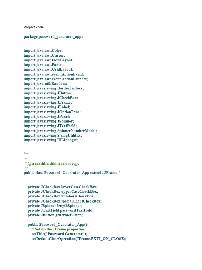 Project Code | PDF | String (Computer Science) | Letter Case