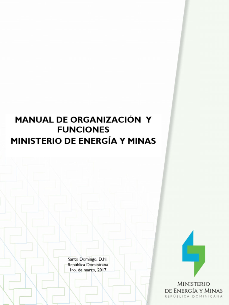 Manual-de-Funciones-MEM Republica Dominicana | PDF | Administración ...