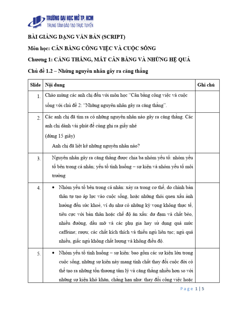 Script - Chuong 1 - Chu de 1.2 | PDF