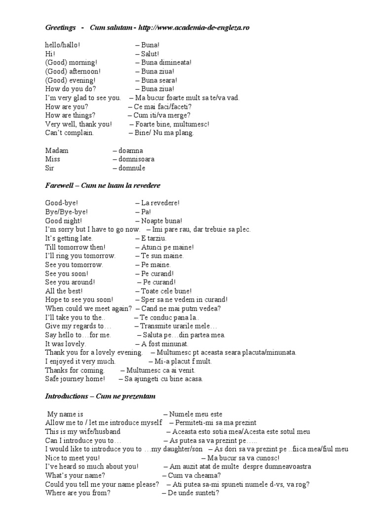 English Conversation Guide | PDF | Transport