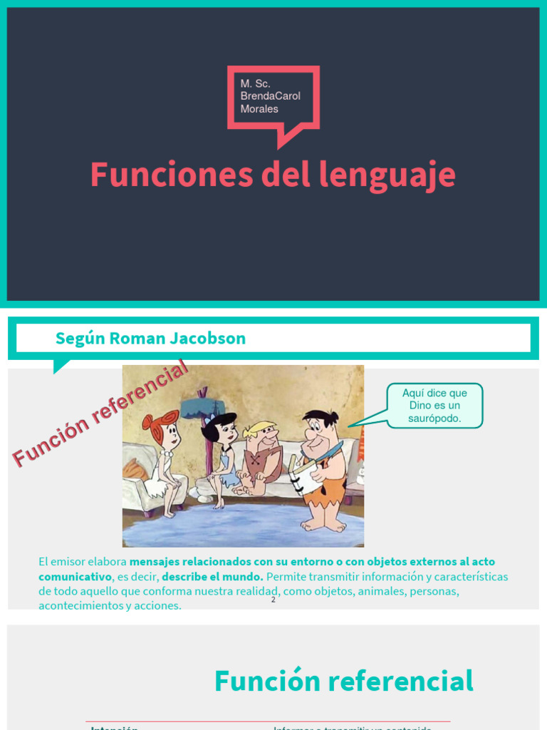 Funciones Del Lenguaje | PDF | Comunicación | Dialecto