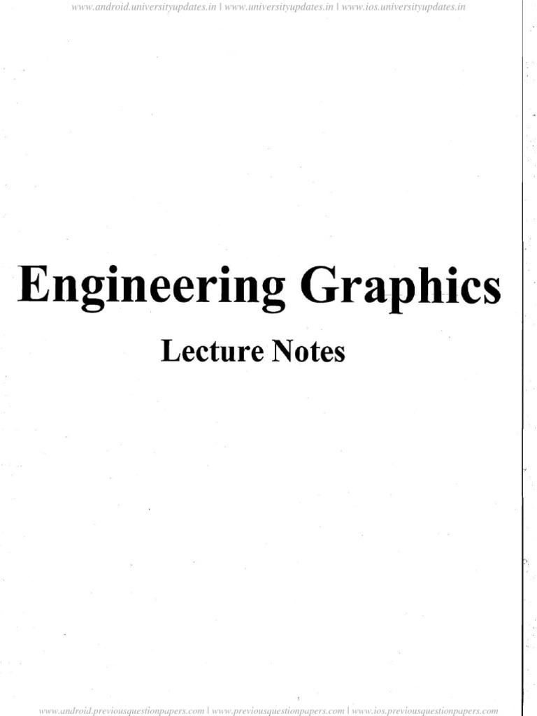 JNTUH ENGINEERING GRAPHICS Notes | PDF | Mathematical Concepts | Euclid