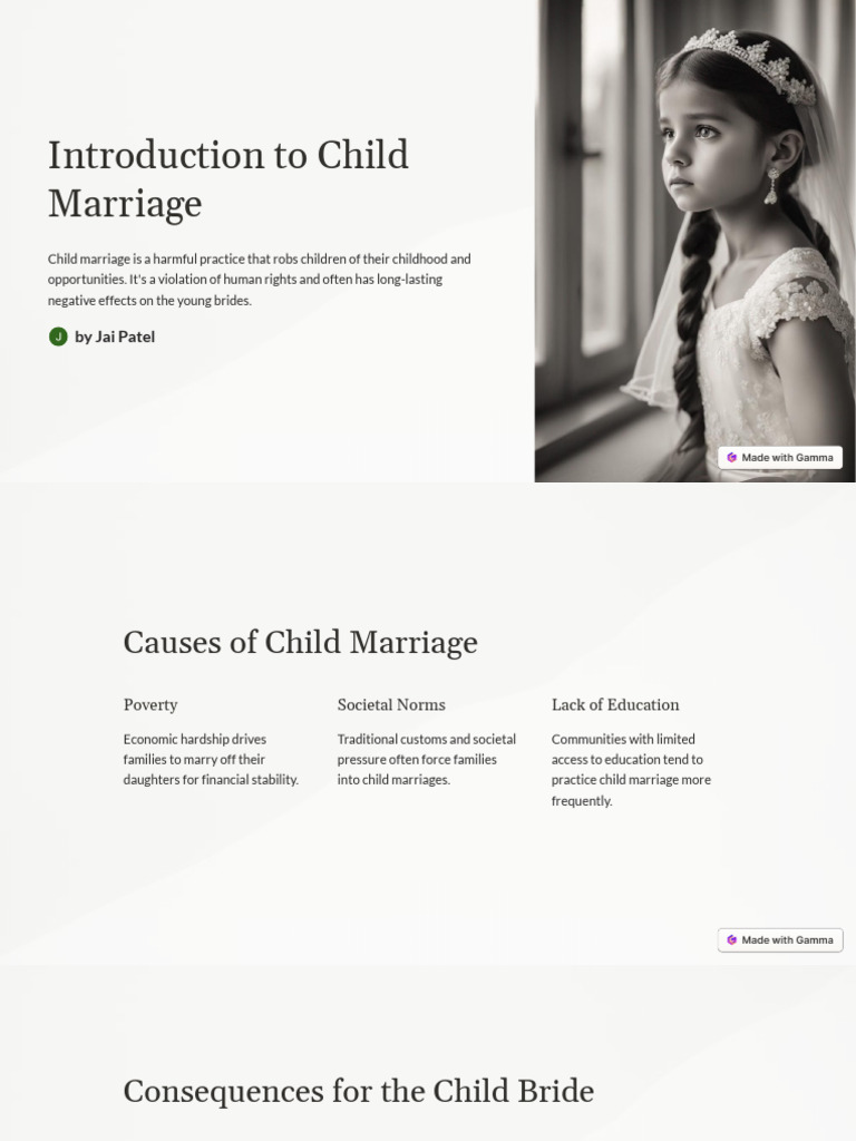 Child Marriage | PDF | Child Marriage | Marriage