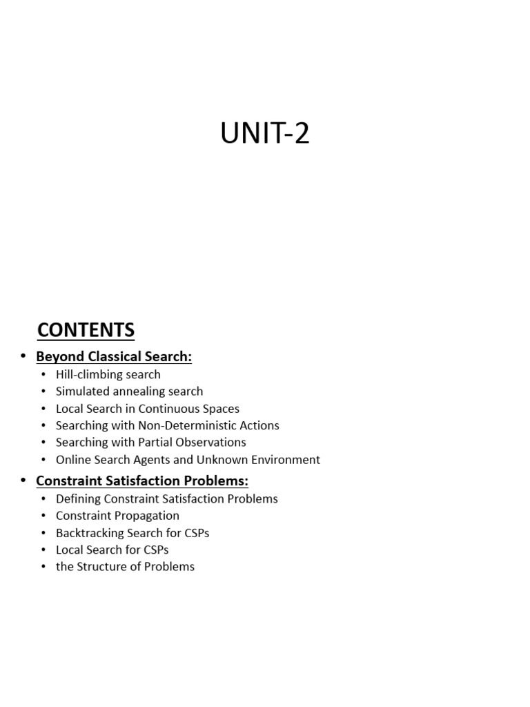 UNIT-2 AI | PDF | Artificial Intelligence | Intelligence (AI) & Semantics