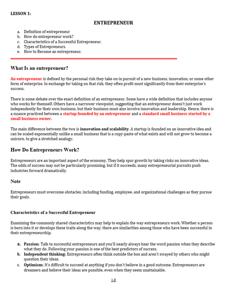 Module in Entrep Mind 2nd Sem 2023 2024 | PDF | Entrepreneurship | Mindset