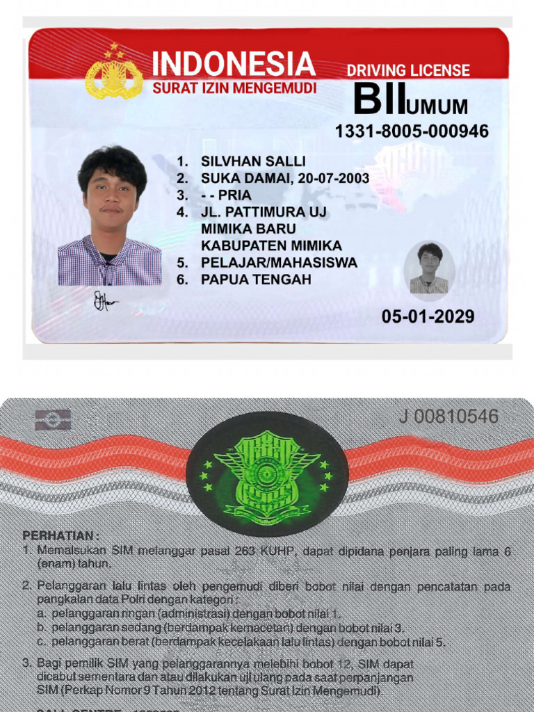 Sim b2 Umum Silvhan Salli | PDF