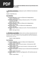 Provincias y Distritos Depártamento Cajamarca | PDF