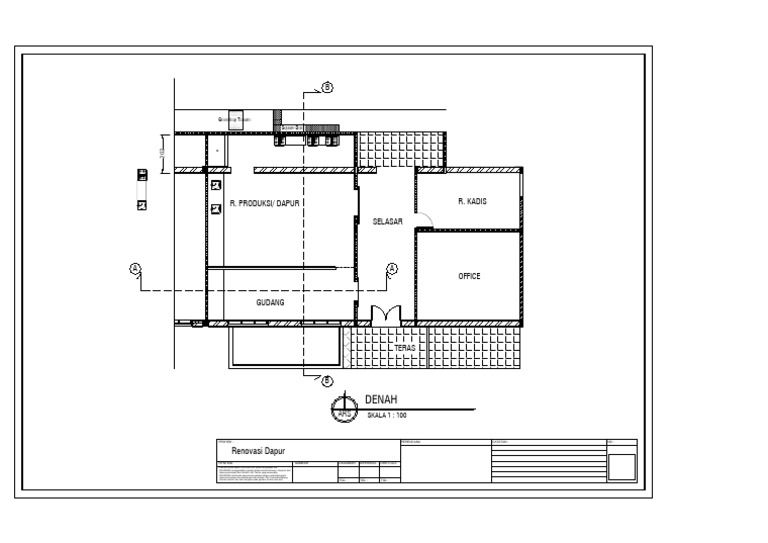 DENAH DAPUR-Model | PDF