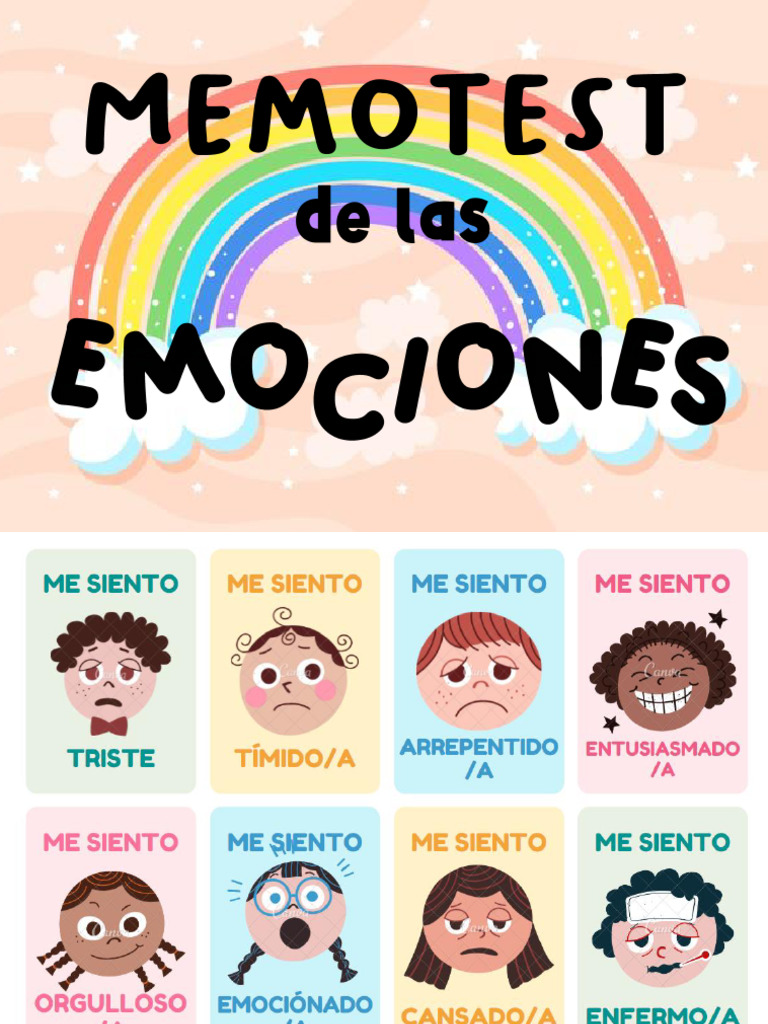 Memo Emociones Jeni | PDF