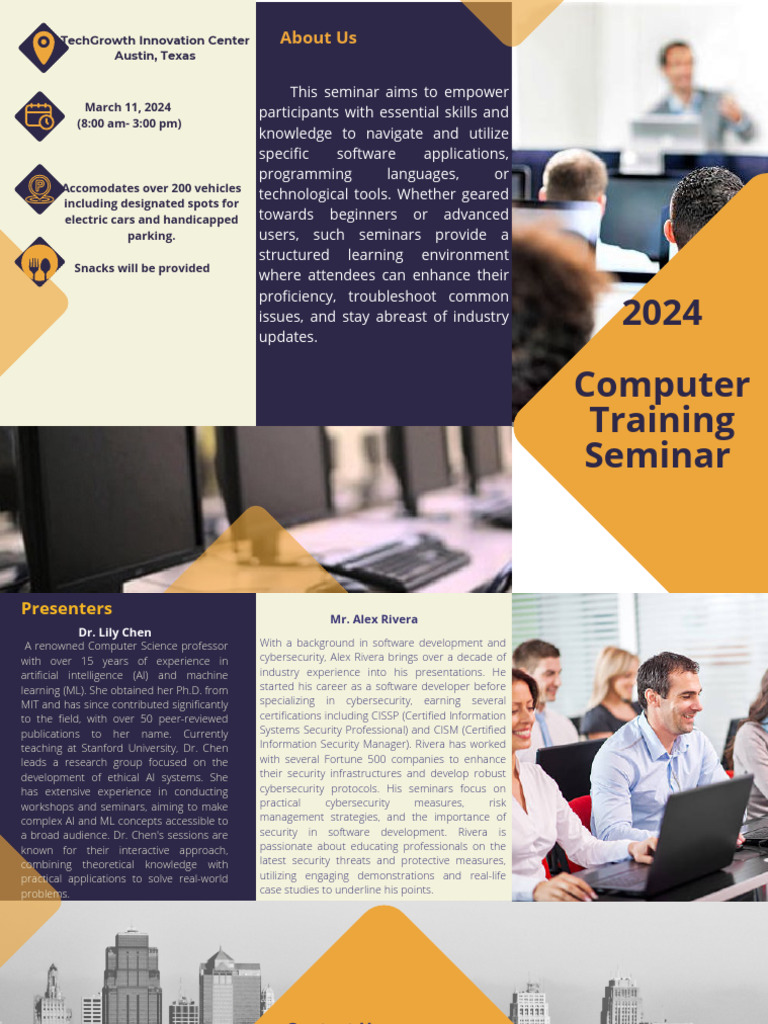 2024 Computer Training Seminar: About Us | Download Free PDF | Computer ...