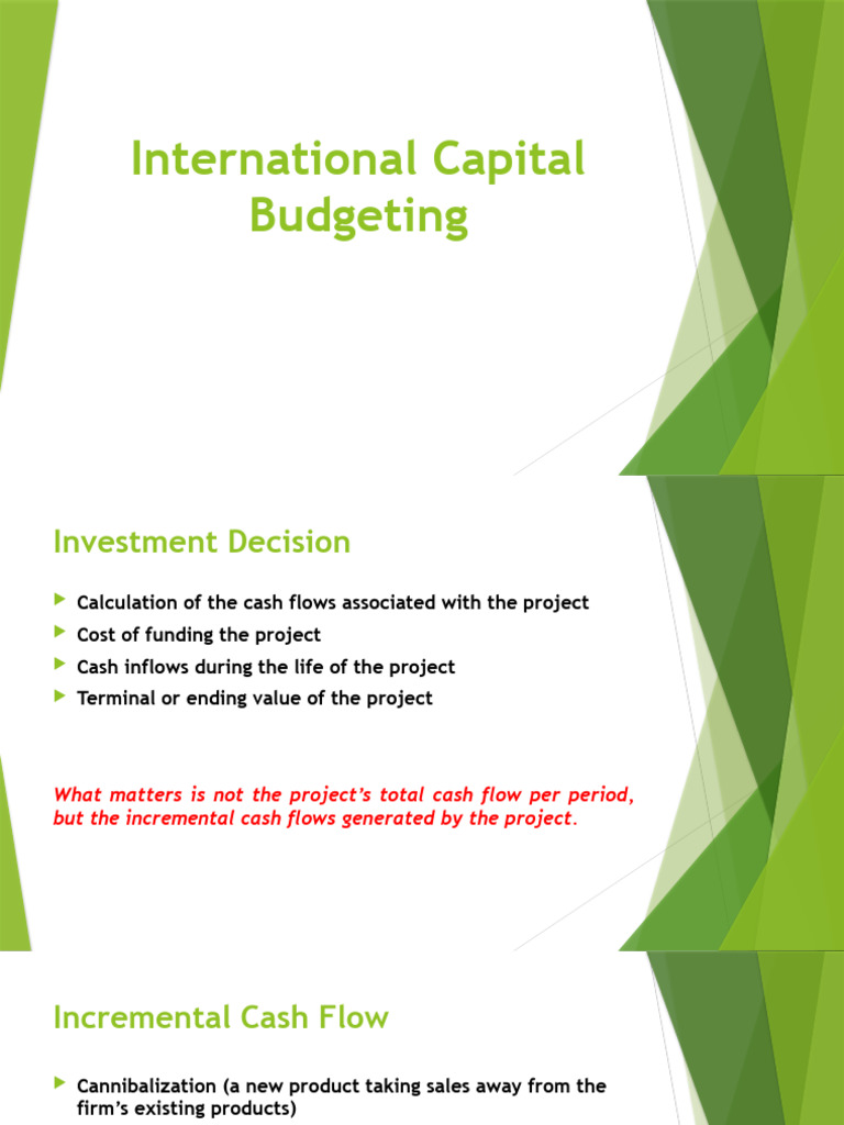 International Capital Budgeting | PDF | Taxes | Profit (Economics)