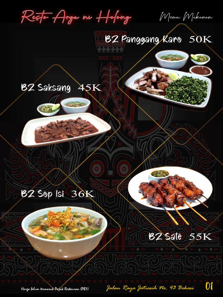 Daftar Menu Resto | PDF