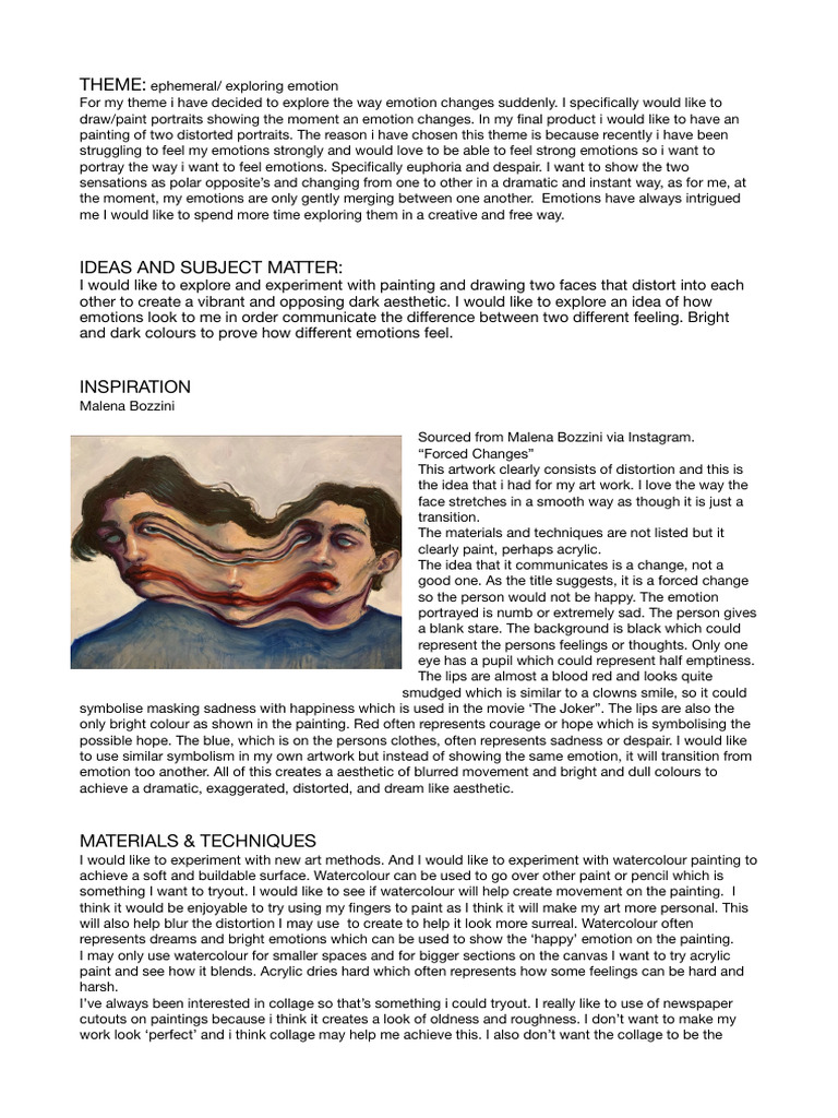Art Essay | PDF | Paintings | Collage