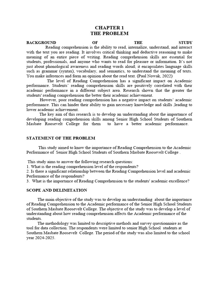 Chapter 1 | Download Free PDF | Reading Comprehension | Semantics