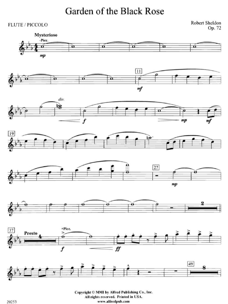 Garden of The Black Rose-Parts | PDF