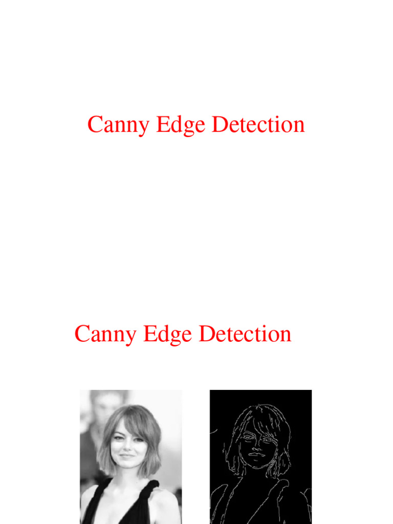 Canny Edge | PDF