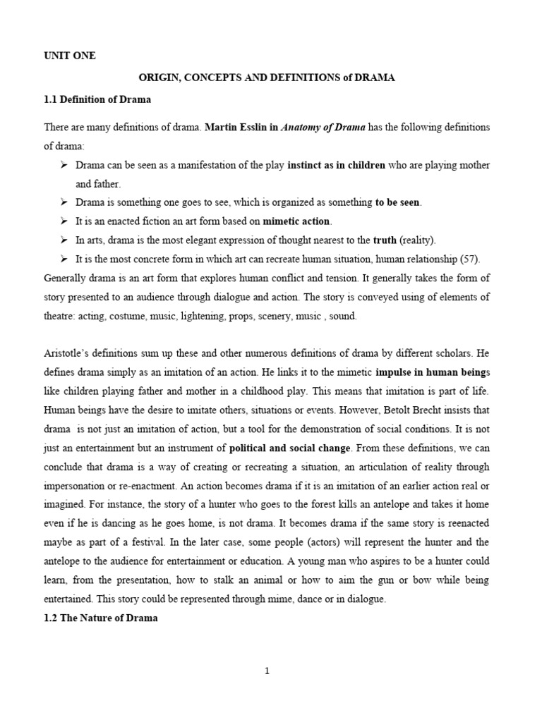 Understanding the Essence of Drama | PDF | Comedy | Tragedy