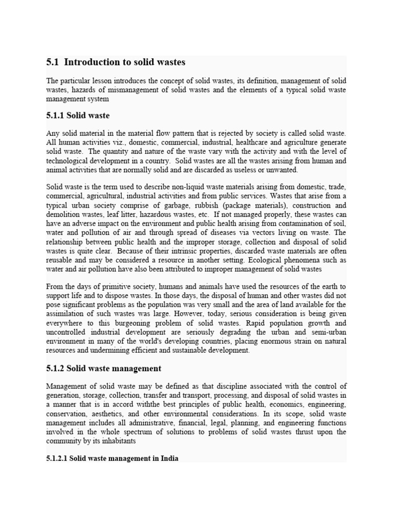 EEDM Notes Unit-5 | PDF | Ozone Depletion | Waste EEDM Notes Unit-5 | PDF | Ozone Depletion | Waste