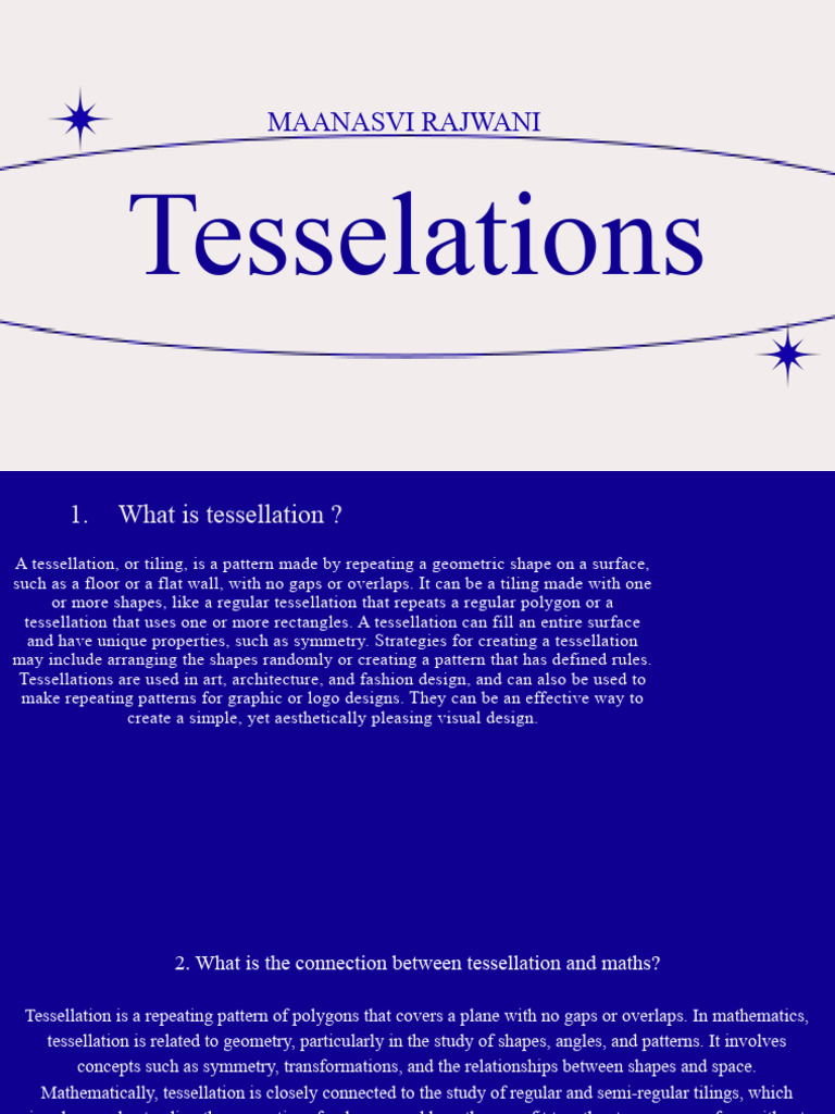 Tess Elations | PDF | Pattern | Geometry