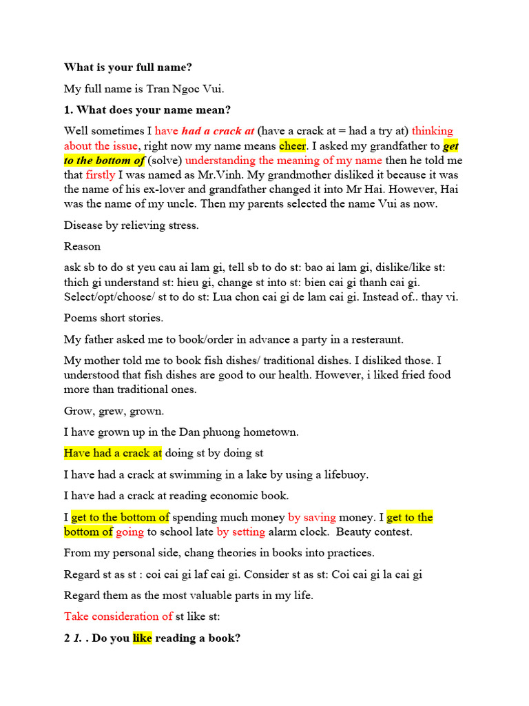 IELTS SPEAKING Samples 2 | PDF