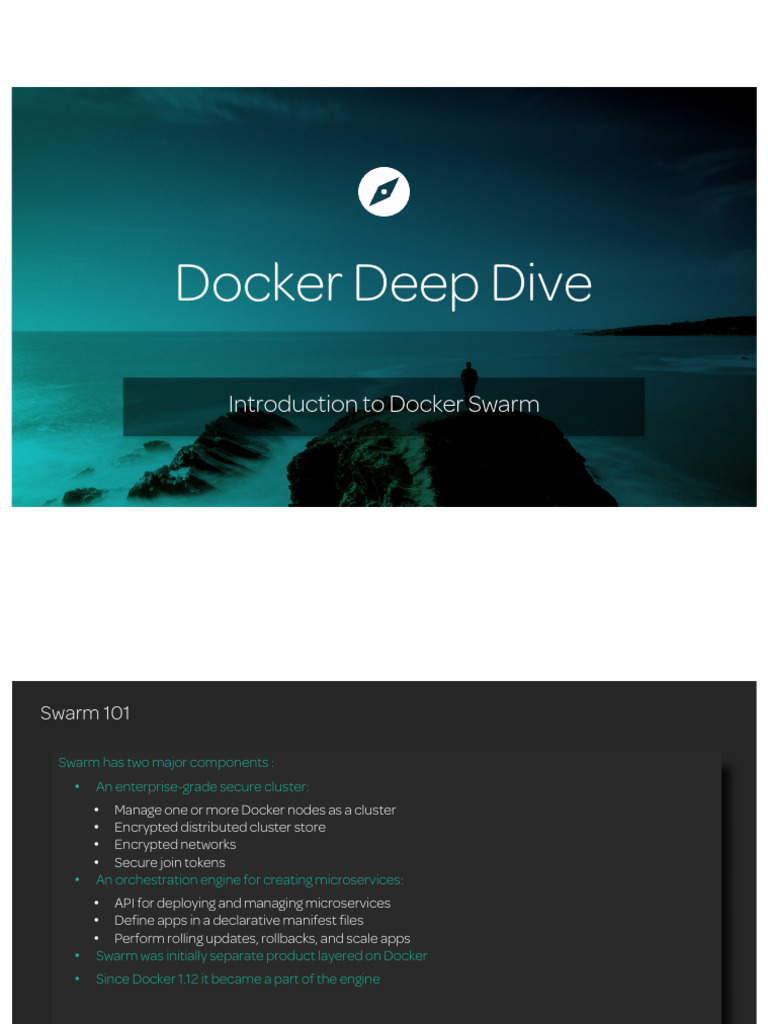 Docker Deep Dive | PDF | Computer Cluster | Computer Engineering