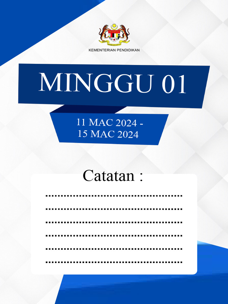 Divider Mingguan Persekolahan Kumpulan B | PDF
