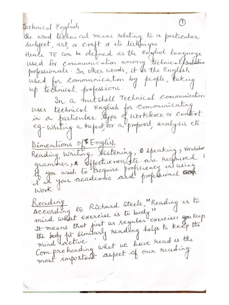 Technicol Communicalion | PDF