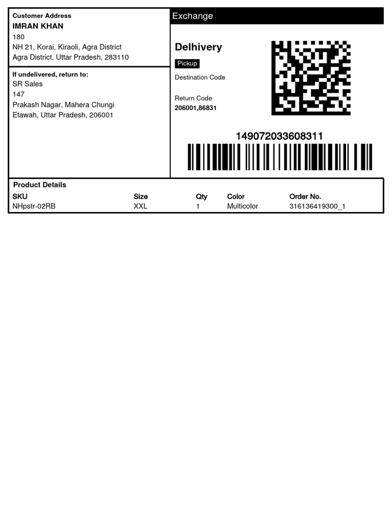 Sub Order Labels E650db23 E470 4ddb b6bb 79711dc4127a | PDF | Invoice ...