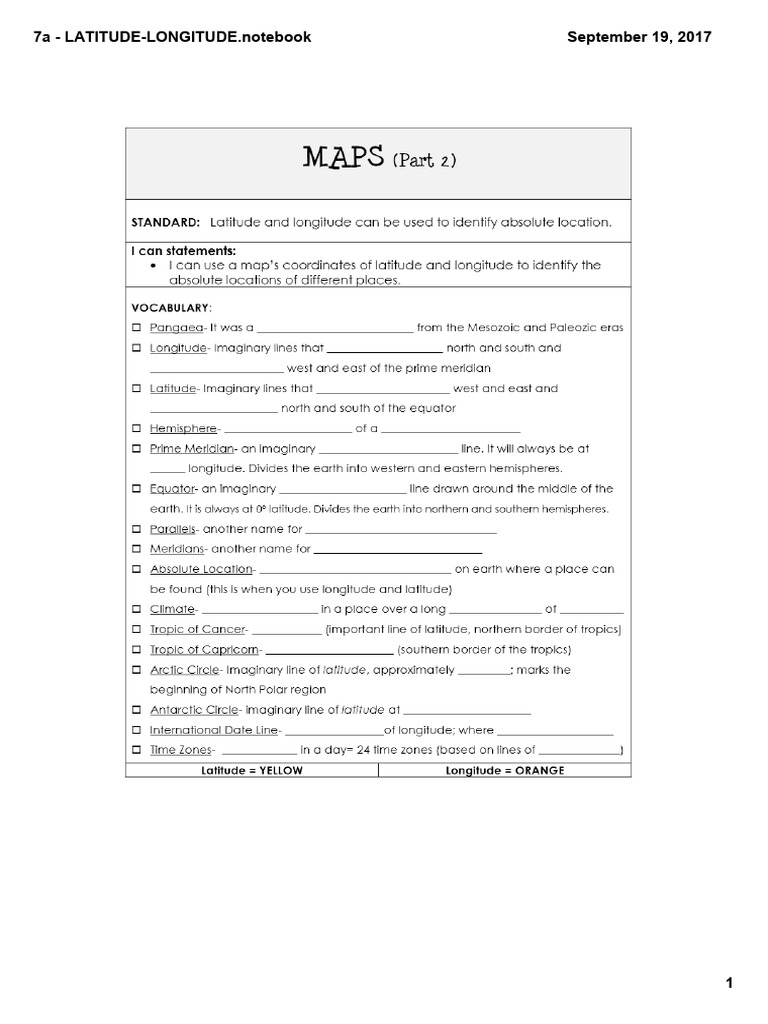 Geography Basics for Students | PDF | Temperate Climate | Longitude