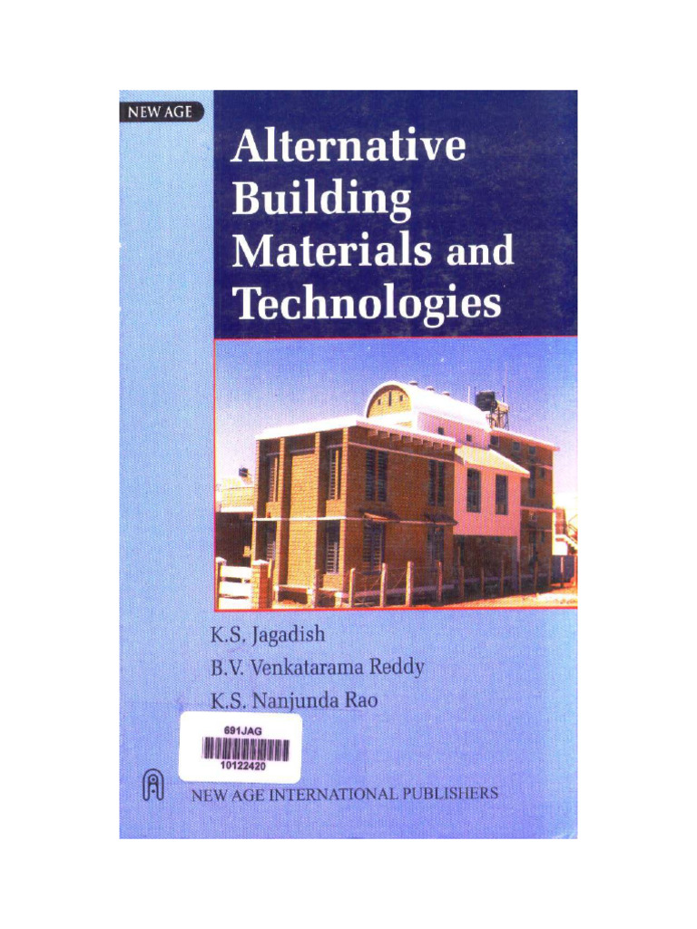 Alternative Building Materials and Technologies by Jagadish K S | PDF