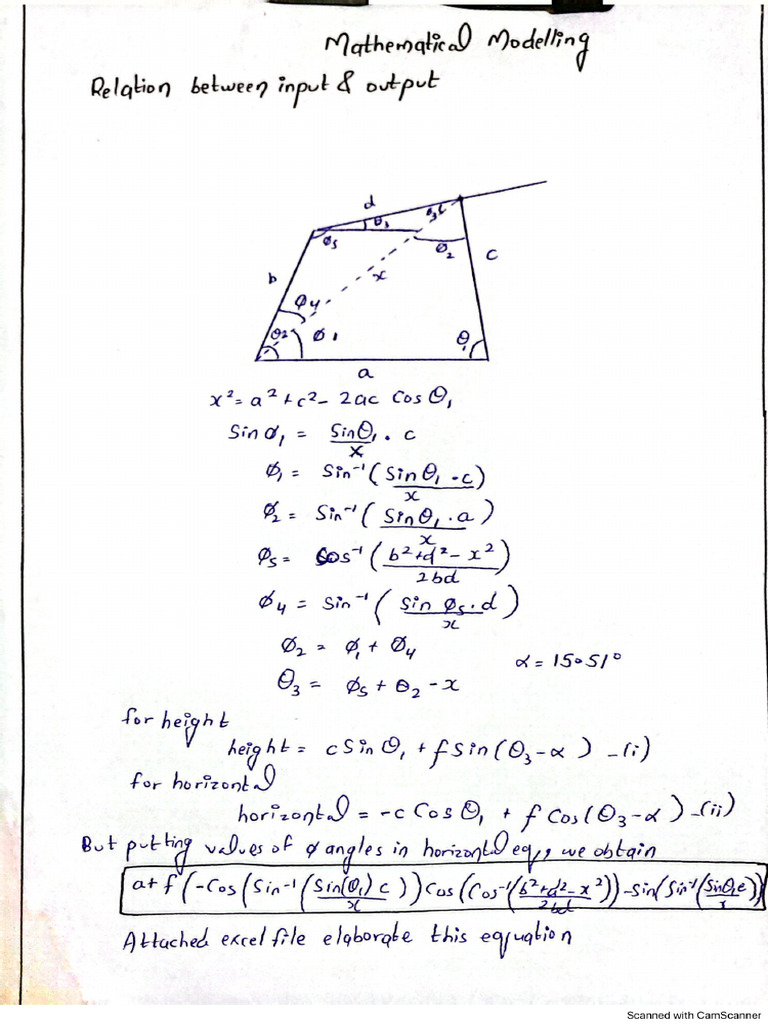 Mathematical Modelling | PDF