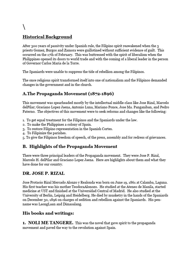 Historical Background | PDF | Philippines | Spanish East Indies