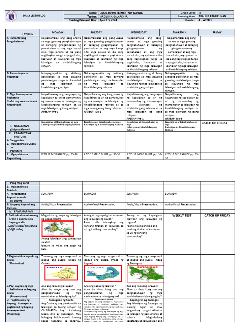AP3- Q4- WEEK 1 | PDF