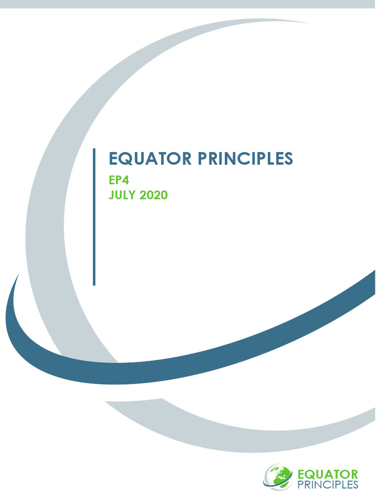 The-Equator-Principles EP4 July2020 | PDF | Risk | Project Finance