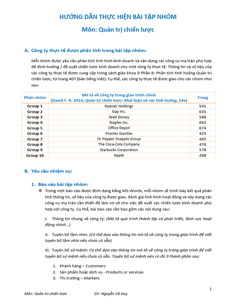 231 - QTCL - Guidelines For Group Assignments in The Course SM | PDF