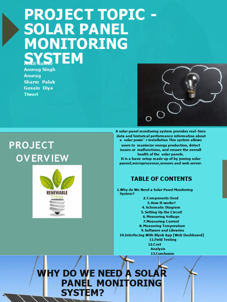 Solar Panel Monitoring System - PDF - (Project Buildhackethon2024) .PDF ...