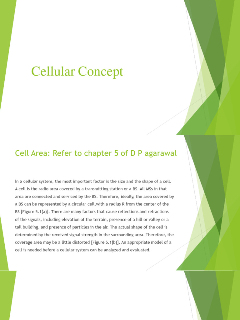 Cellular Concept and Frequency Reuse | PDF | Cellular Network | Electronics