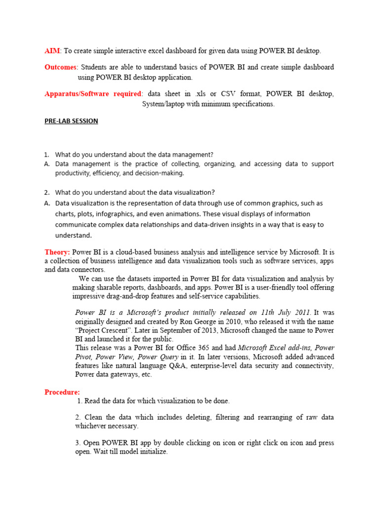 DTW POWER BI | PDF | Microsoft Excel | Information Science