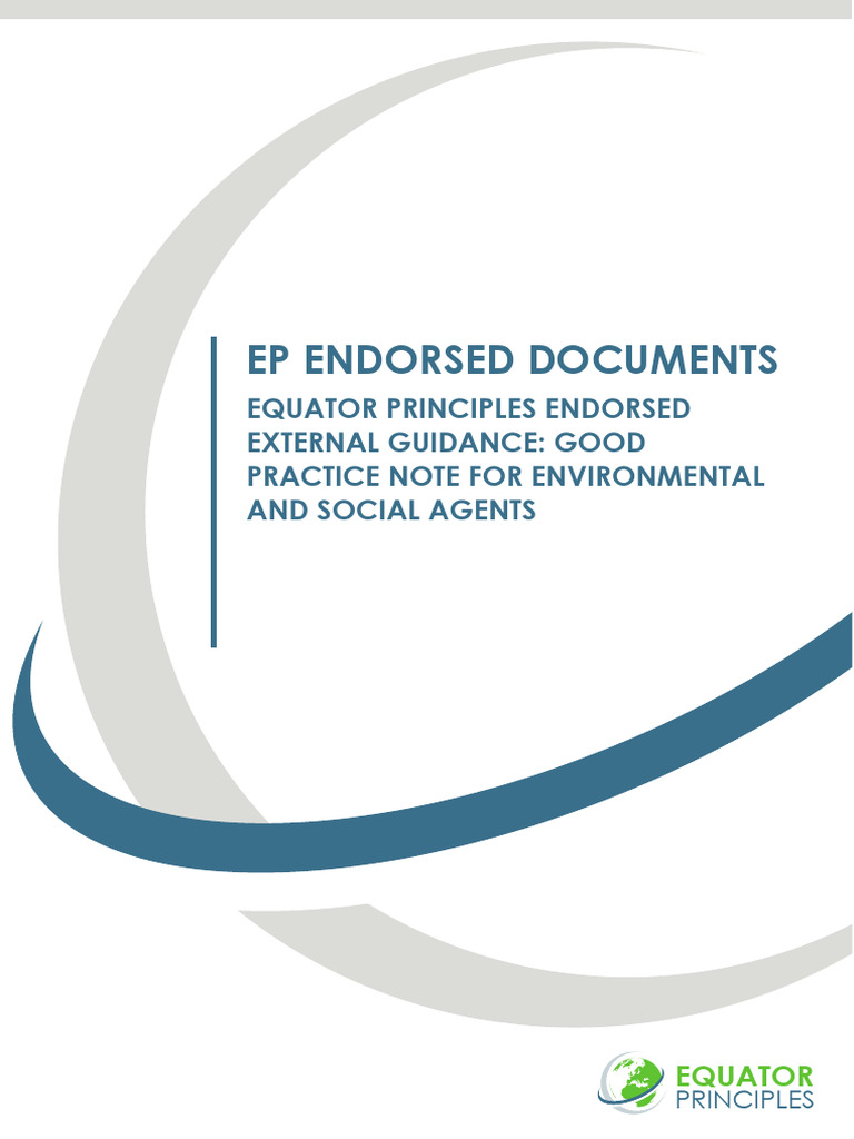 OECD EP Endorsed Guidance Note | PDF | Loans | Due Diligence