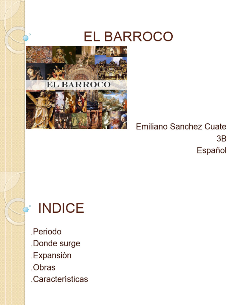 El Barroco | PDF