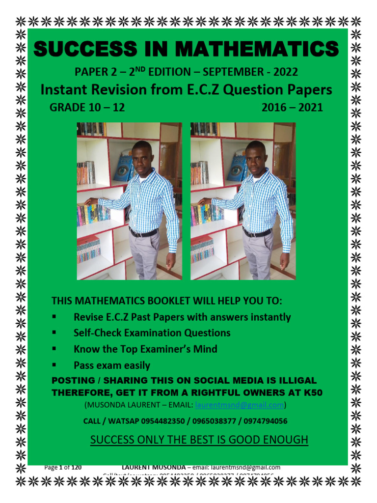 Success in Maths P2 - (2016 - 2021) | PDF | Mathematics