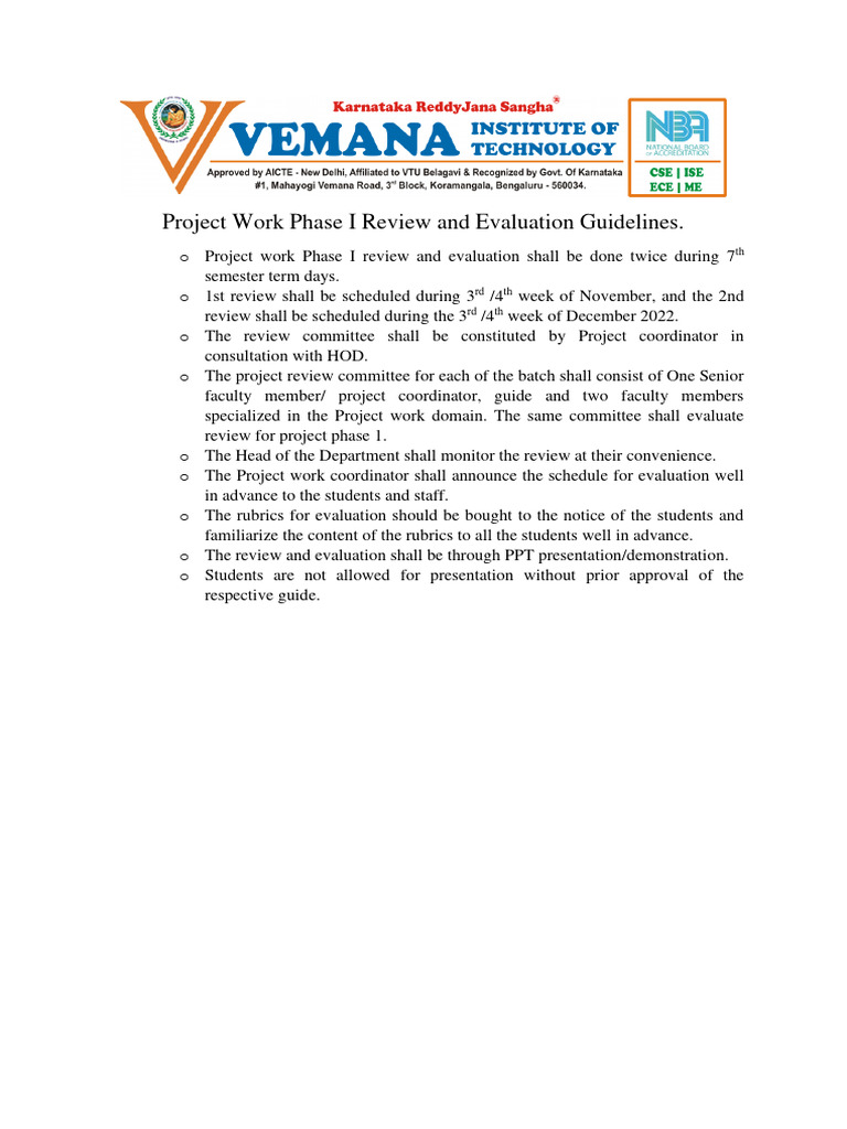 Project Phase 1 Rubrics | PDF | Evaluation | Methodology