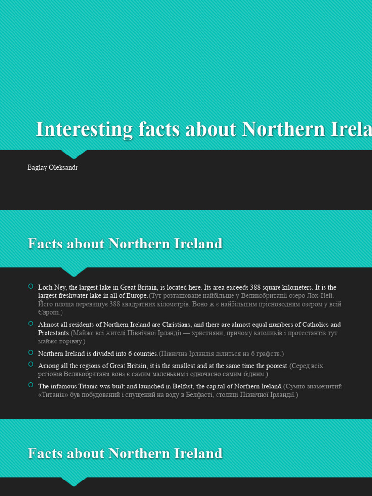Facts About Northern Ireland | PDF