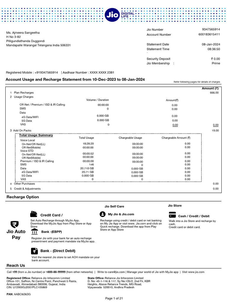 Geetha 2 | PDF | Debit Card | Telecommunications